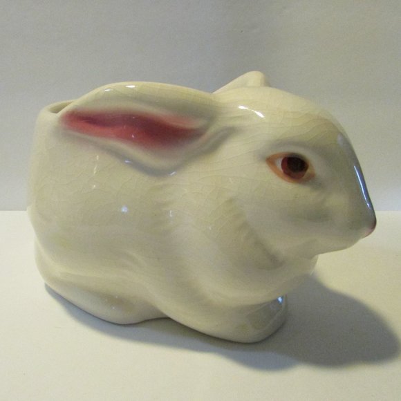 Avon | Accents | Vintage Avon White Bunny Rabbit Planter Country Farm ...